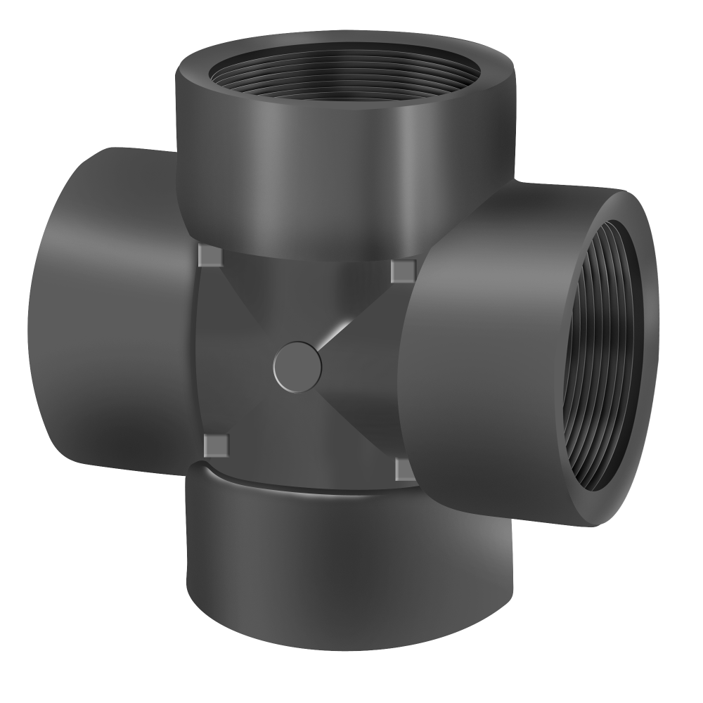 CROSS-Female NPT Cross, Poly | Shop our Industries,Industries ...